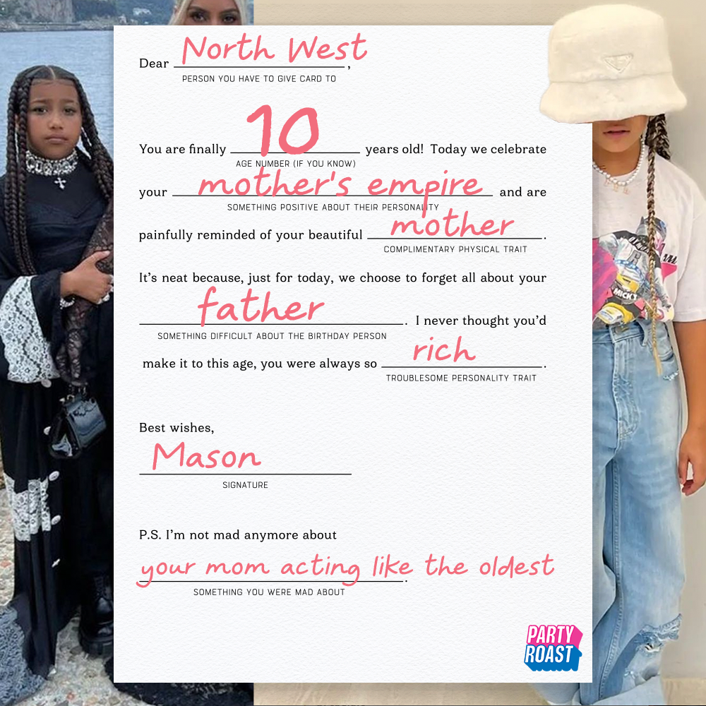 Celebrity Birthday Roast: North West – Party Roast